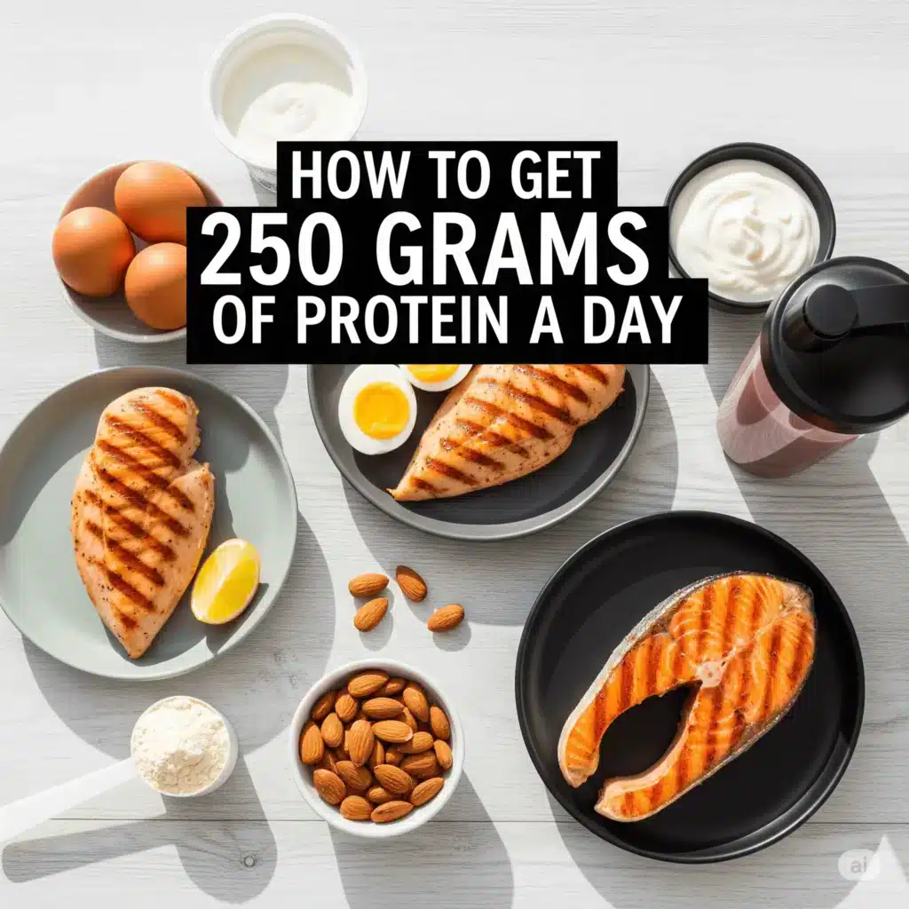 How to Get 250 Grams of Protein a Day: Simple Meal Plan for 250 Gr ...